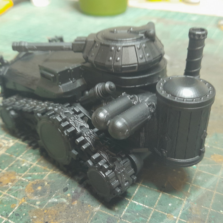 3D Printable Imperial Steam Tank by WombArt