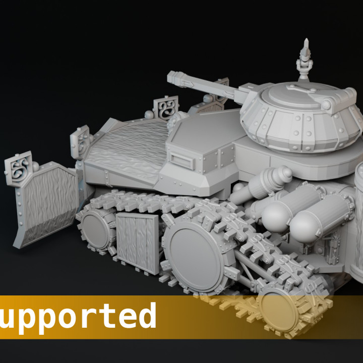 3D Printable Imperial Steam Tank by WombArt