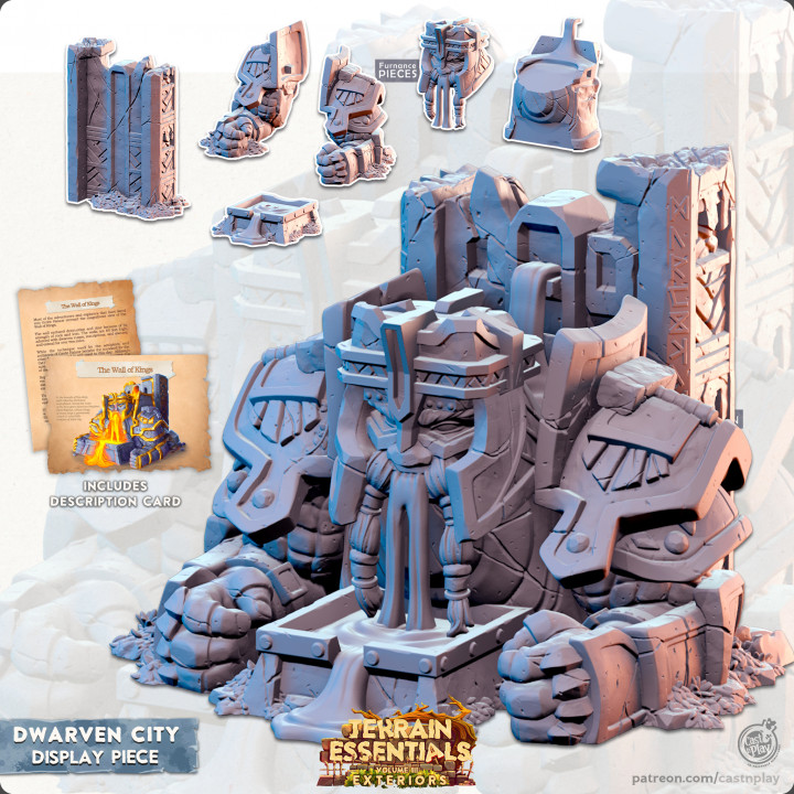 3D Printable Dwarven City Set (Pre-Supported) - Terrain Essentials by ...