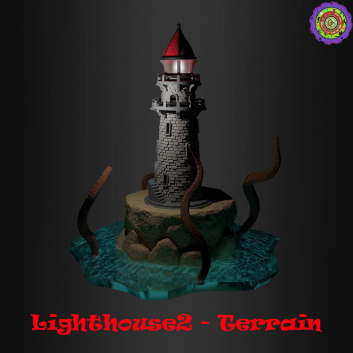 3D Printable LightHouse2 - Terrain Version by C2Dwellers