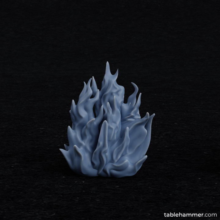 3D Printable Flame walls (magical flame effects) by Tablehammer