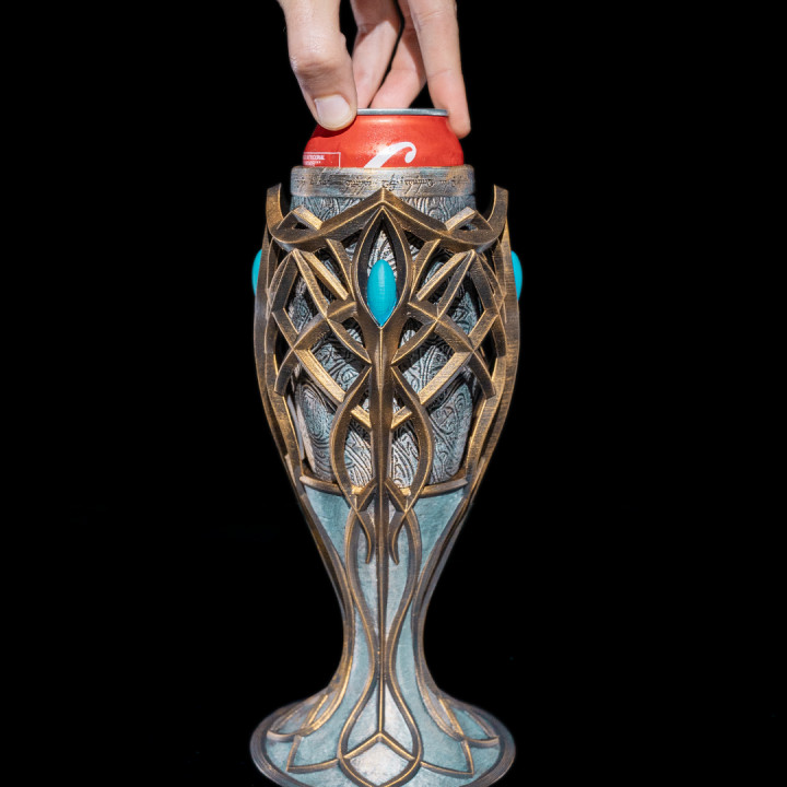 3D Printable Elven Goblet by Stlflix