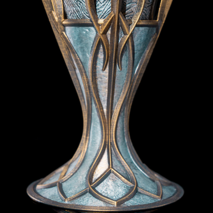 3D Printable Elven Goblet by Stlflix