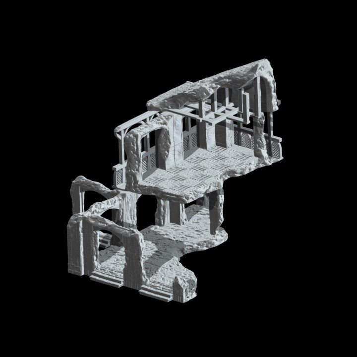 3D Printable Scatter Ruins 3 by Sin's Miniatures