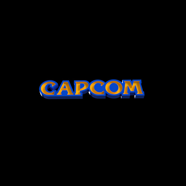 3D Printable Lampe led logo Capcom by Hattori Hanzo