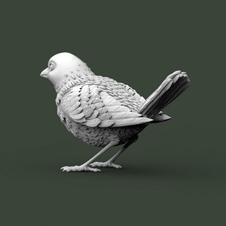 3D Printable bird by Dmitry Tishchenkov
