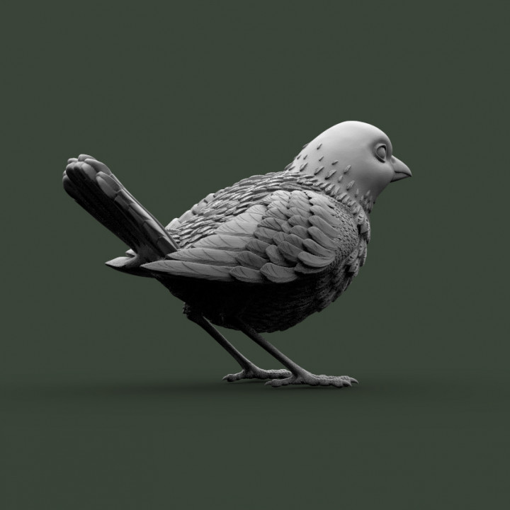 3D Printable bird by Dmitry Tishchenkov