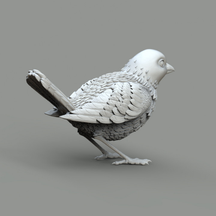 3D Printable bird by Dmitry Tishchenkov