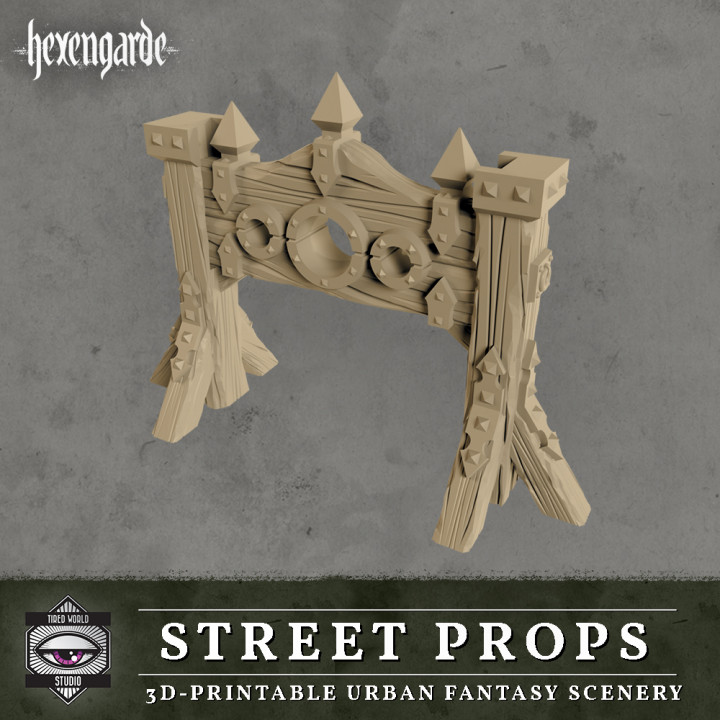 3D Printable Street Props by Tired World Studio