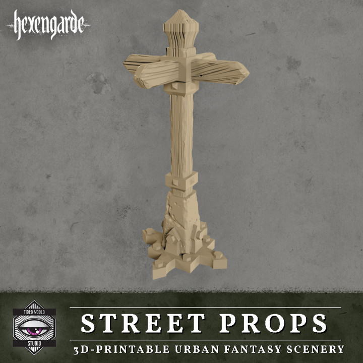 3D Printable Street Props by Tired World Studio