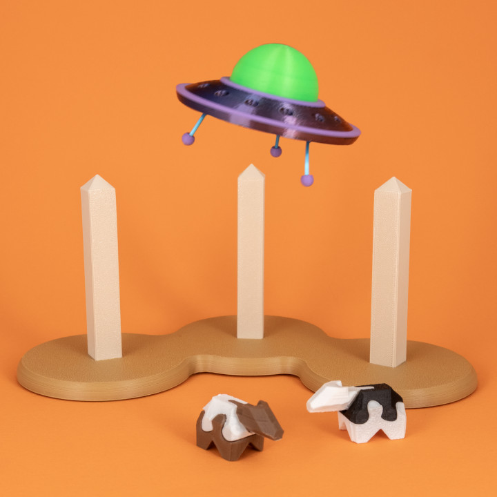 3D Printable UFO of BABYLON Puzzle by Devin Enrique Büchele de Montes