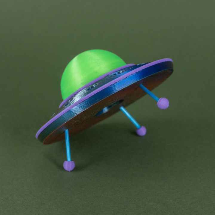 3D Printable UFO of BABYLON Puzzle by Devin Enrique Büchele de Montes