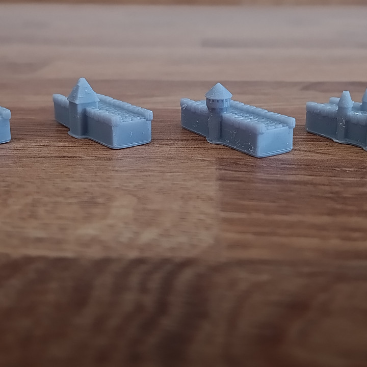 3D Printable Catan Upgraded Settlements, Cities and Roads by Andy at ...