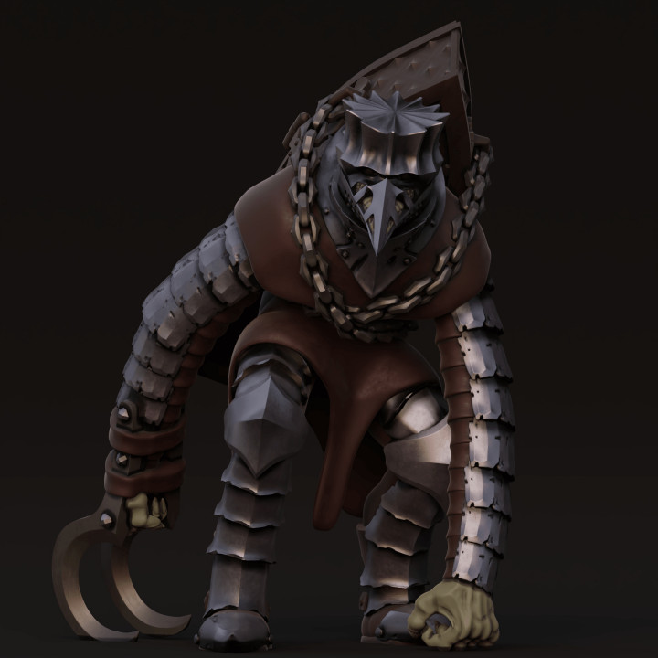 3D Printable Pig Orc Servants by vector.miniatures