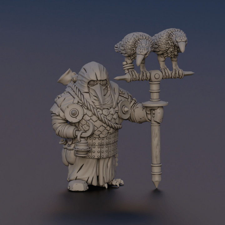 3D Printable Pig Orc Fancier Servant by vector.miniatures
