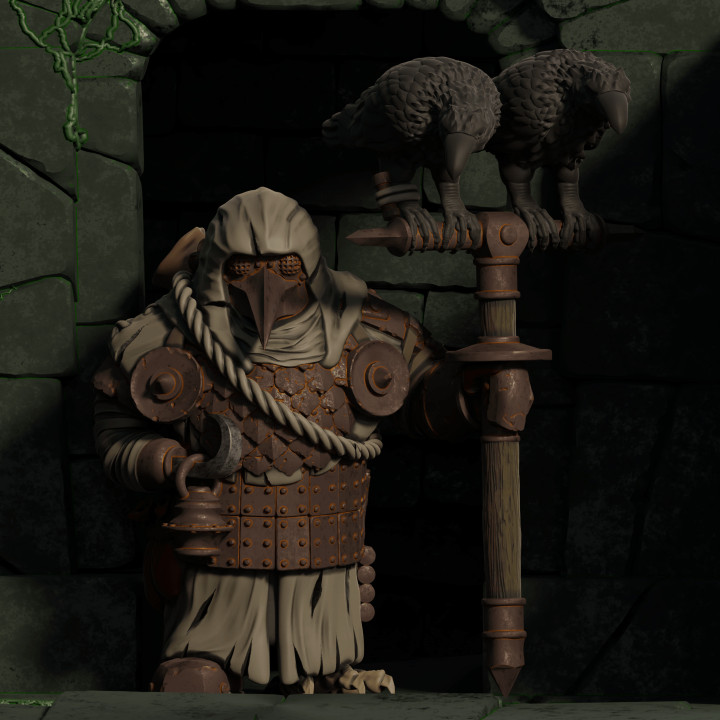 3D Printable Pig Orc Fancier Servant by vector.miniatures