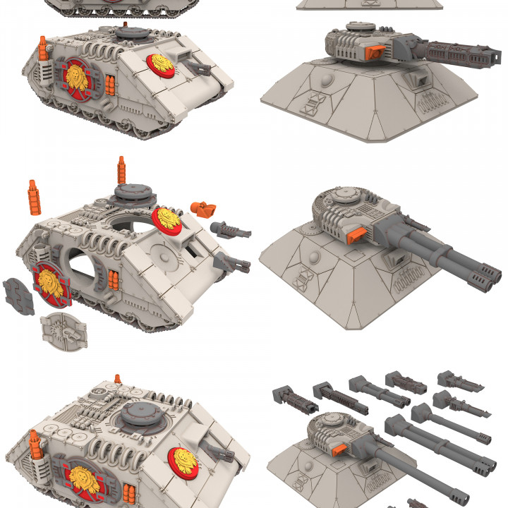3D Printable Ultimate War Machine Bundle - 5 Tanks, 2 Transports, 1 ...