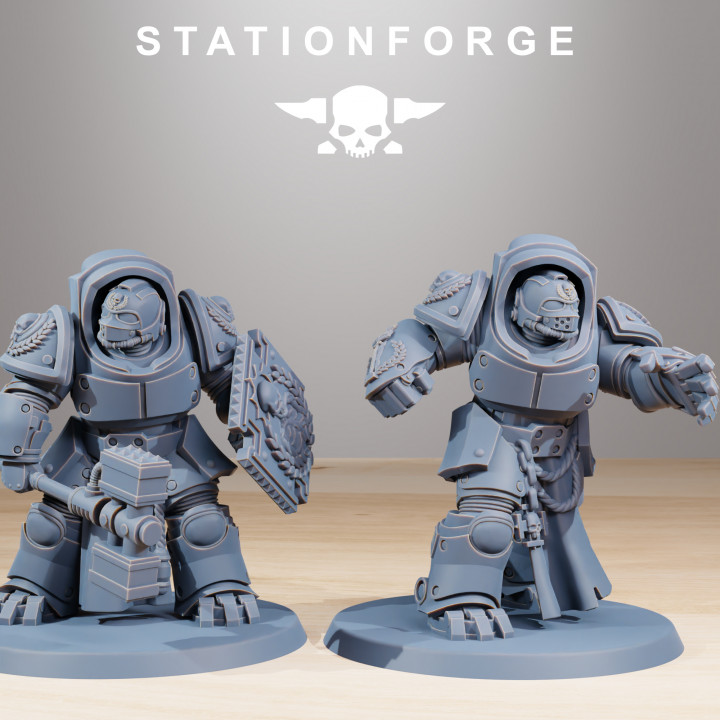 3D Printable Socratis Vanguard Melee Unit by Station Forge