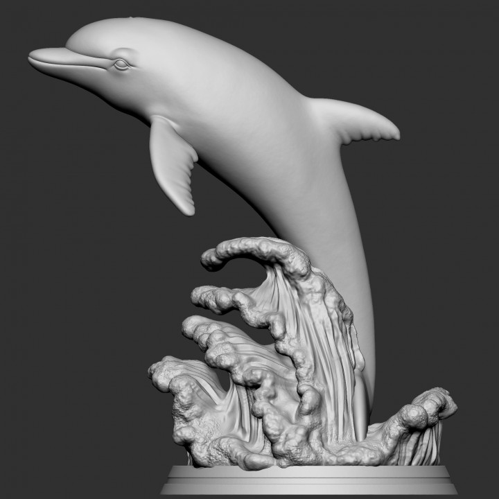 3D Printable dolphine by YD STUDIO