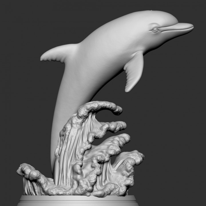 3D Printable dolphine by YD STUDIO