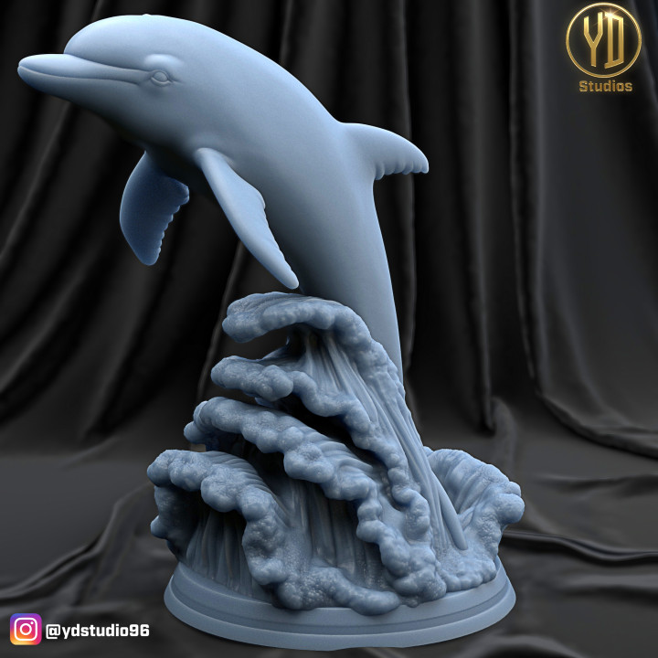 3D Printable dolphine by YD STUDIO