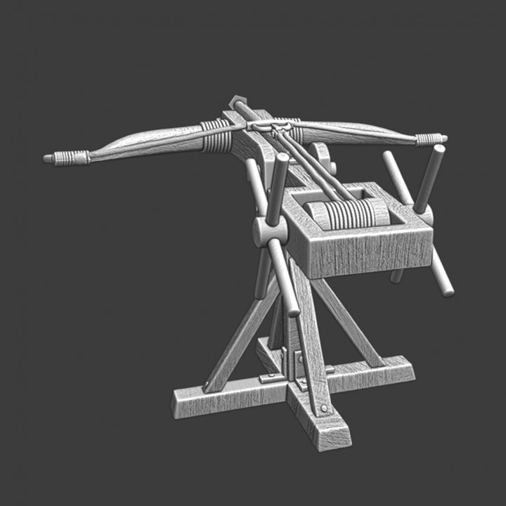 3D Printable Ballista model - 3D Print by Northern Crusades Miniatures