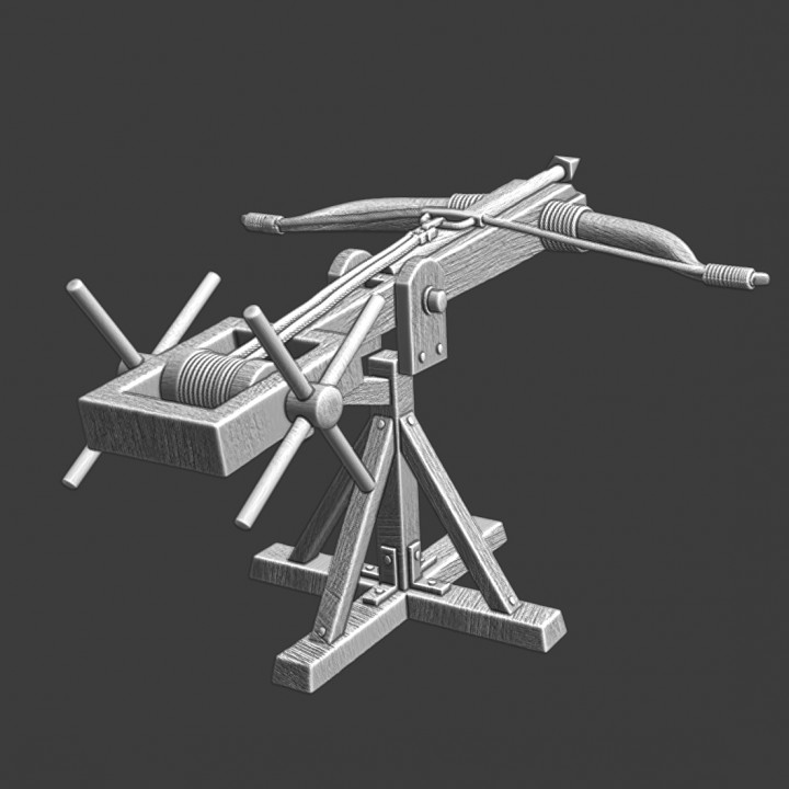 3D Printable Ballista model - 3D Print by Northern Crusades Miniatures