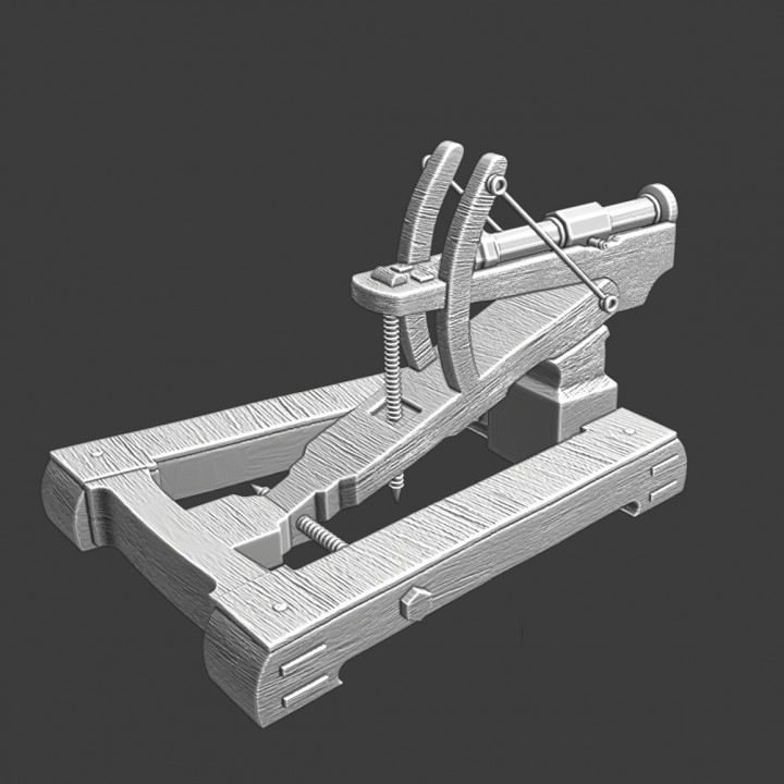 3D Printable Medieval mounted gun by Northern Crusades Miniatures