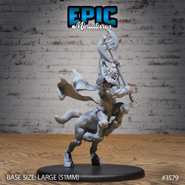 3D Printable Divine Centaur Attack / Horse Human Hybrid / Evil Cavalry ...