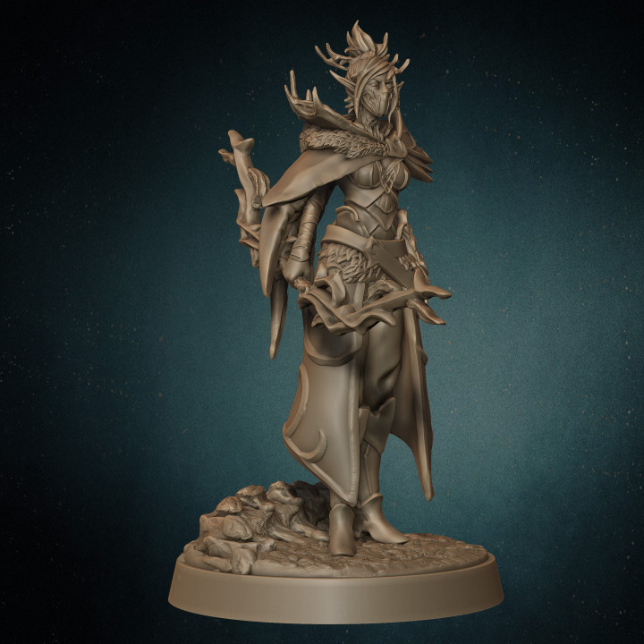 3D Printable Elf Female - 8 poses - Whispering Forest II by Monolith Arts