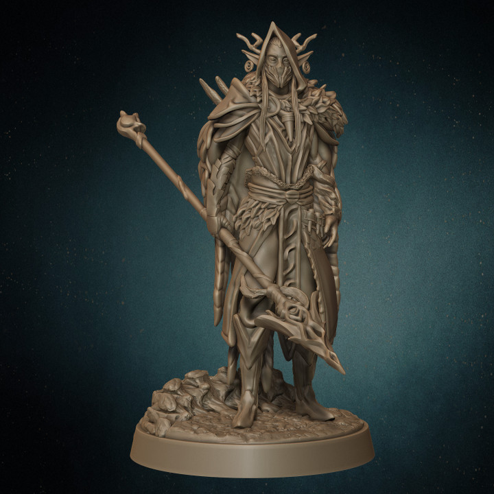 3D Printable Elf Male - 8 poses - Whispering Forest II by Monolith Arts