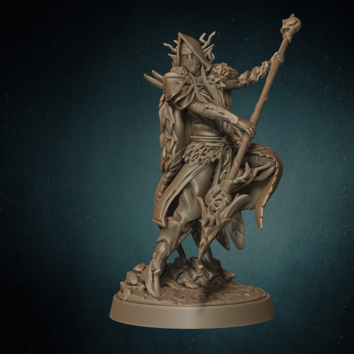 3D Printable Elf Male - 8 poses - Whispering Forest II by Monolith Arts