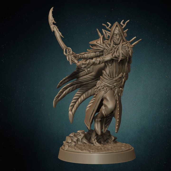 3D Printable Elf Male - 8 poses - Whispering Forest II by Monolith Arts