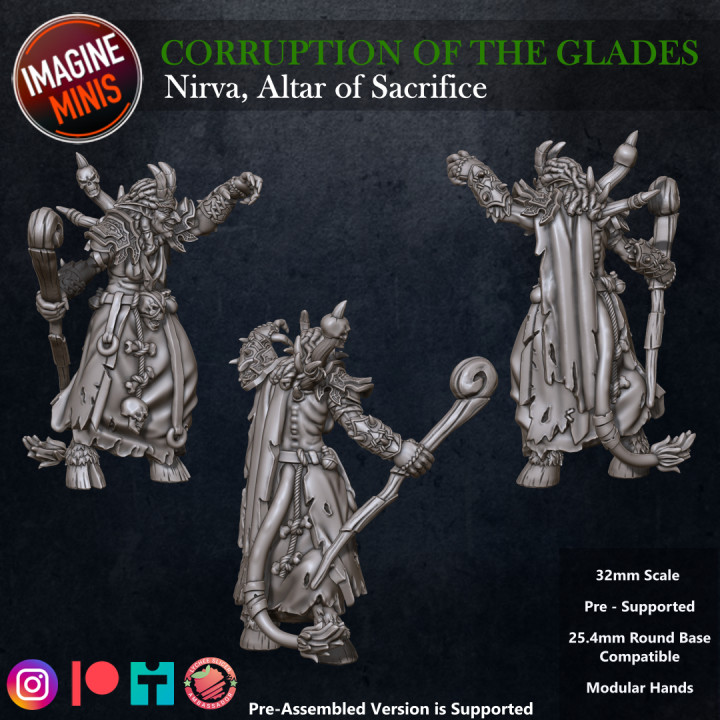 3D Printable Corruption Of The Glades 3 - Nirva, Altar of Sacrifice by ...