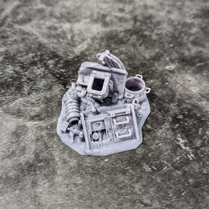 3D Printable Trash Piles x6 by Print Minis