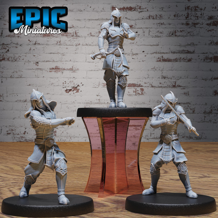 3D Printable Shadow Ninja Set / Covert Agent / Martial Art Warrior ...