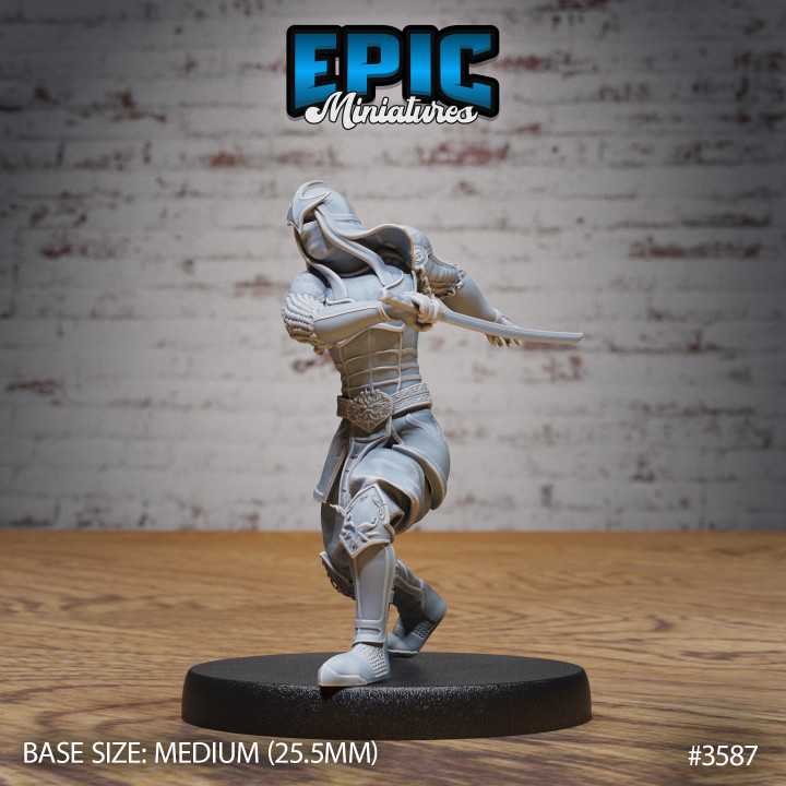 3D Printable Shadow Ninja Set / Covert Agent / Martial Art Warrior ...