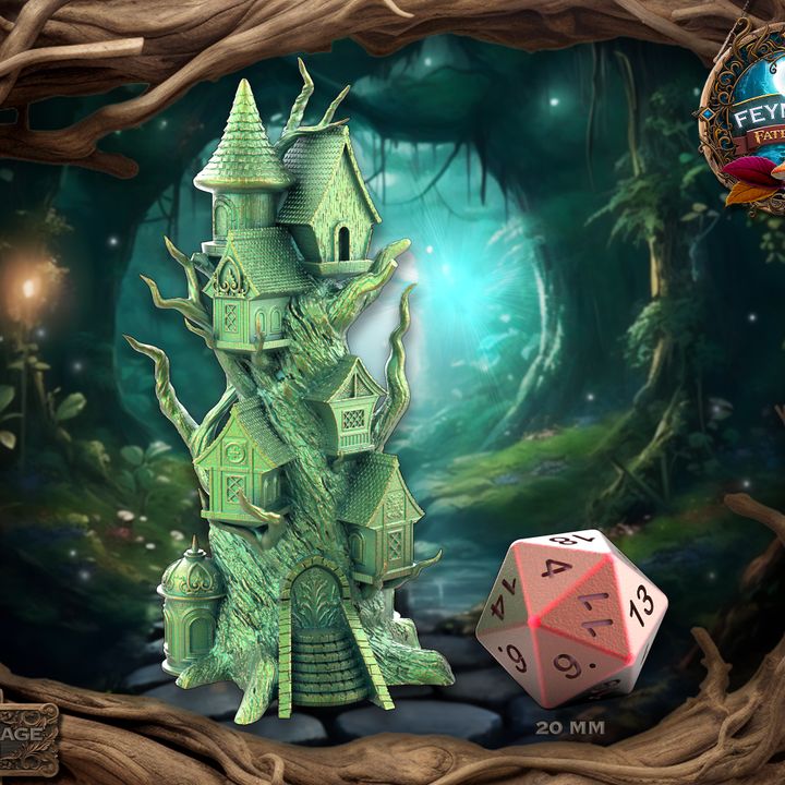 3D Printable Pixie Village Miniature by FatesEnd