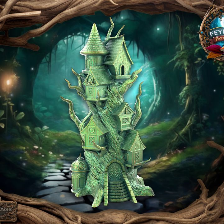 3D Printable Pixie Village Miniature by FatesEnd