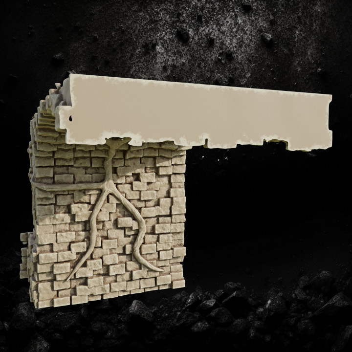 3D Printable Medieval Stone house 5 by Galandir's Pit & Cie