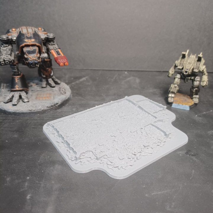 3D Printable Modern Destroyed Factory MD008 by Wargame Forge