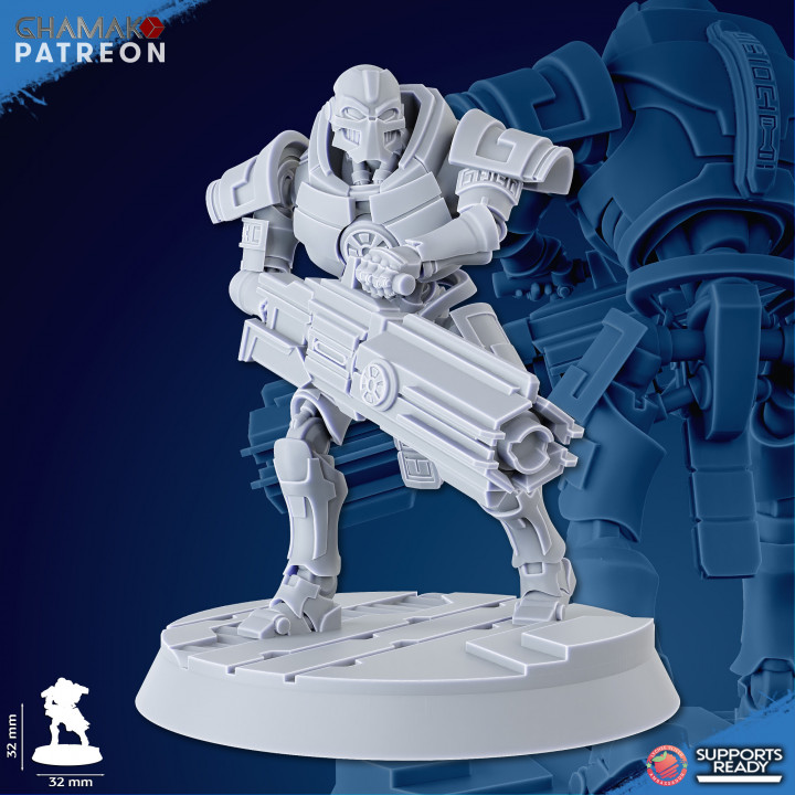 3D Printable Undying Heavy Soldier by Ghamak