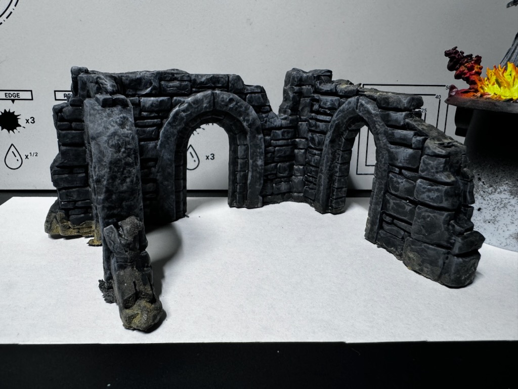 3D Printable Free Terrain small Ruin by Tainted Saint Miniatures