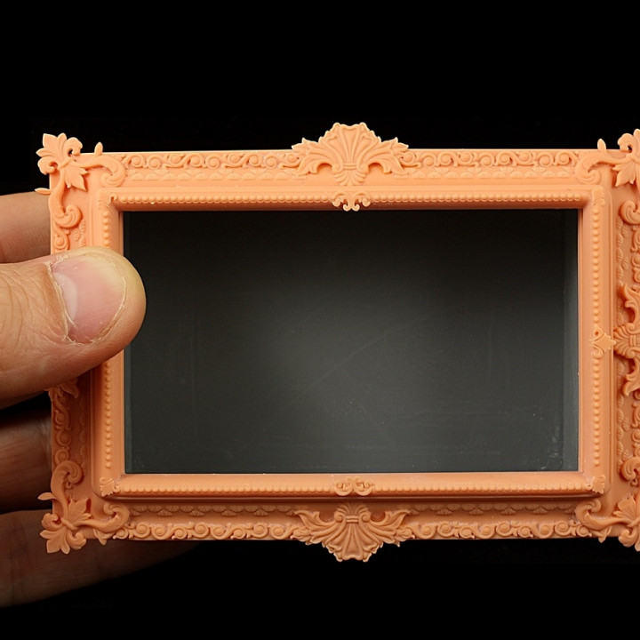 3D Printable Frame 2 with Box by Oliver Spaeth