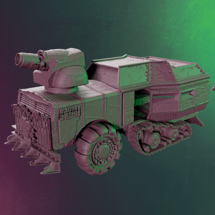 3D Printable 7 Orc Vehicles and Goblin Crew! by EonsOfBattle