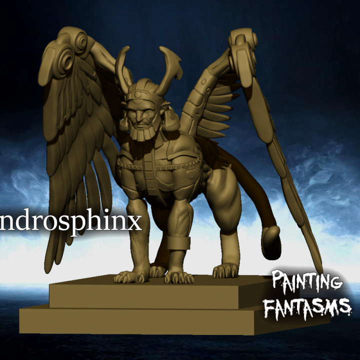 3D Printable Inevitable Androsphinx by Studio Fantasms