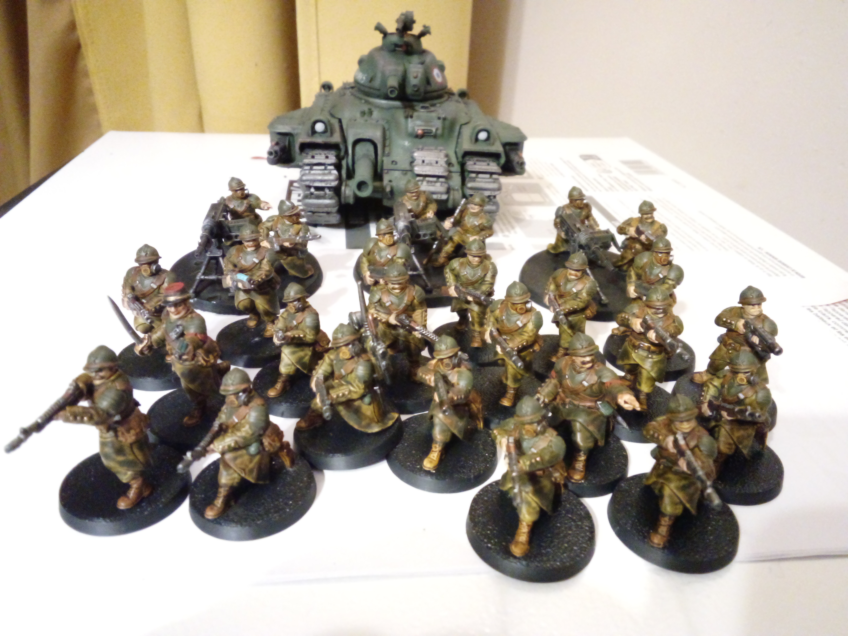 3D Printable New French Republic - Republican Guard by Golden Dragon Games