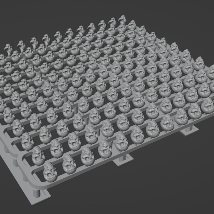3D Printable Skulls for Basing - Basing Bits by Voy Forges