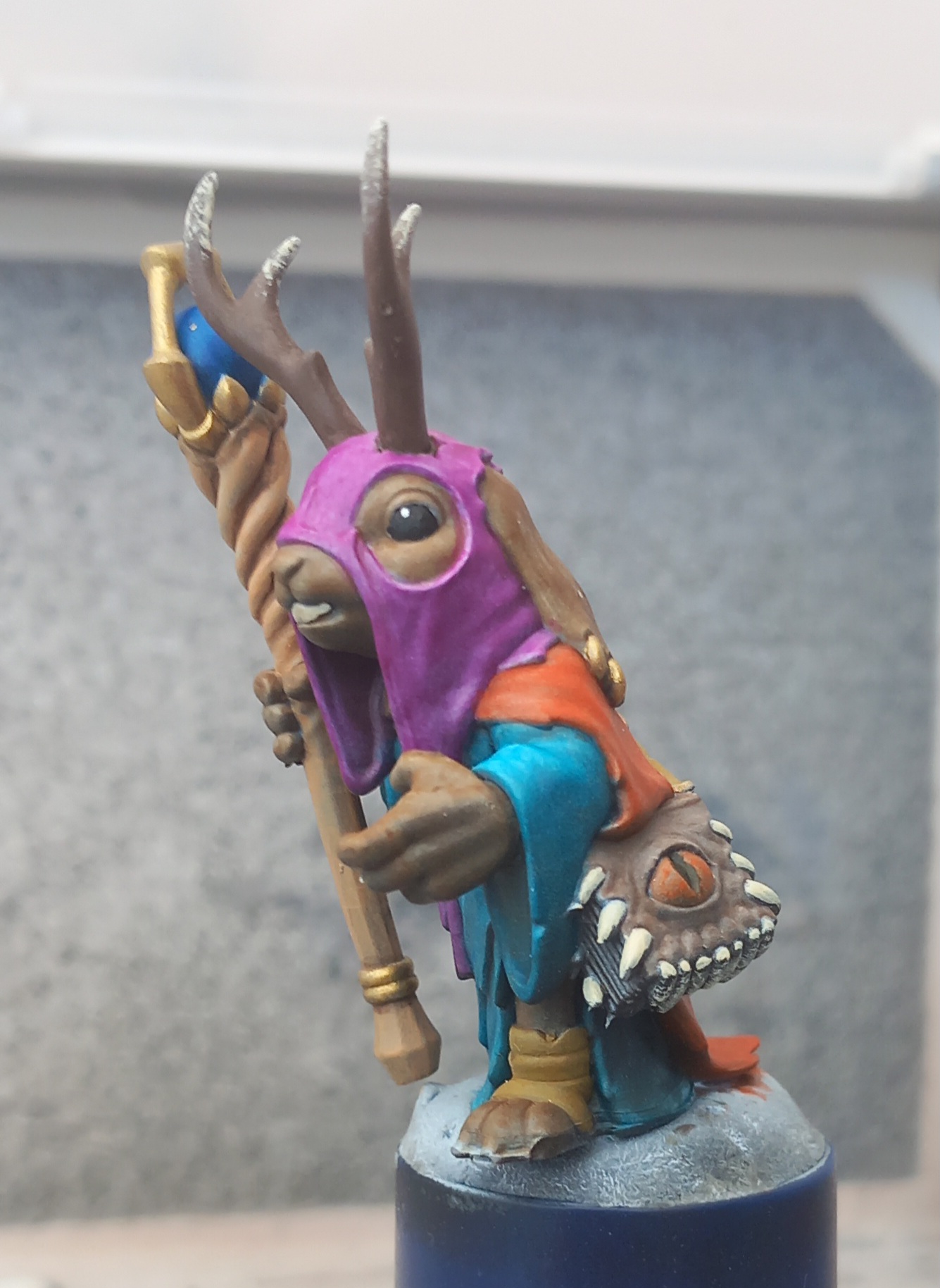 3D Printable Bunny Warlock by Printed Encounter