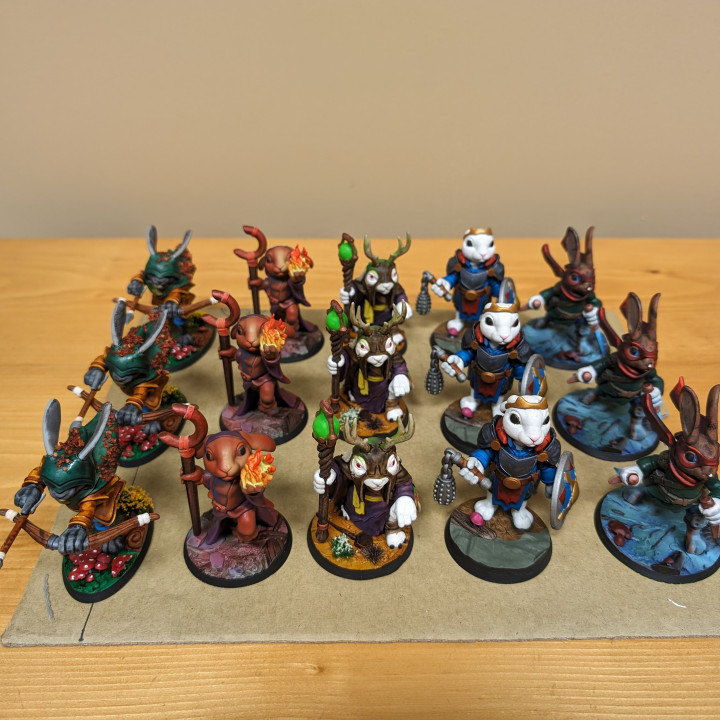 3D Print of Bunny Warlock by chrissanders2